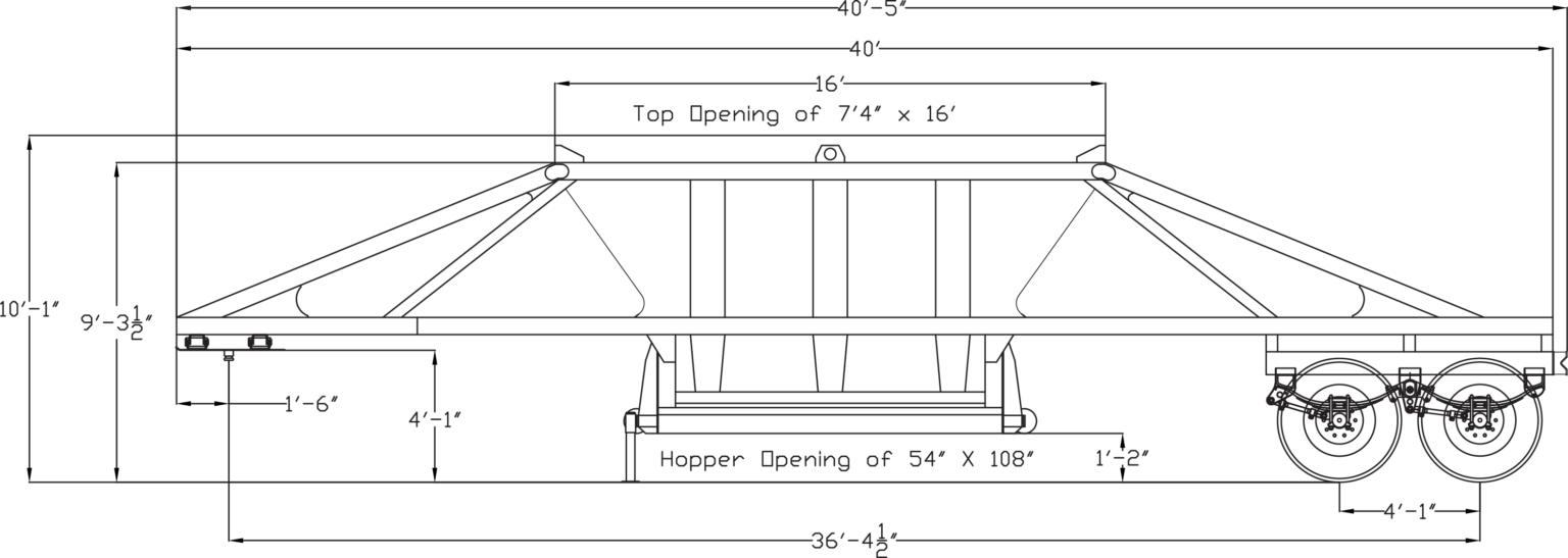 Bottom Dumps | Construction Trailer Specialists